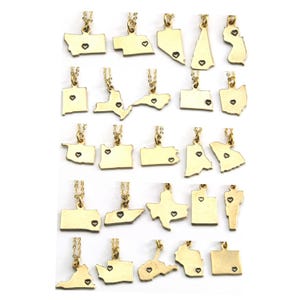 Oregon State Necklace | Hometown Custom Jewelry | Best Friend Gift ...