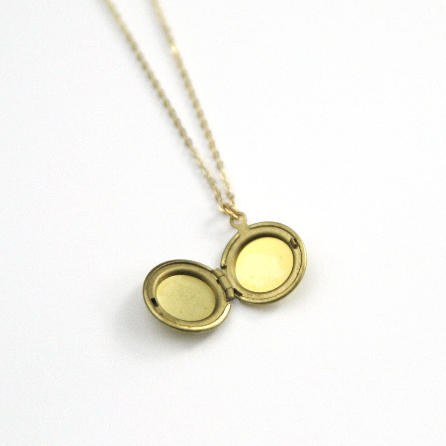 Tiny Brass Locket | Bridesmaid Locket | Bridesmaid Gifts | Bridesmaid ...
