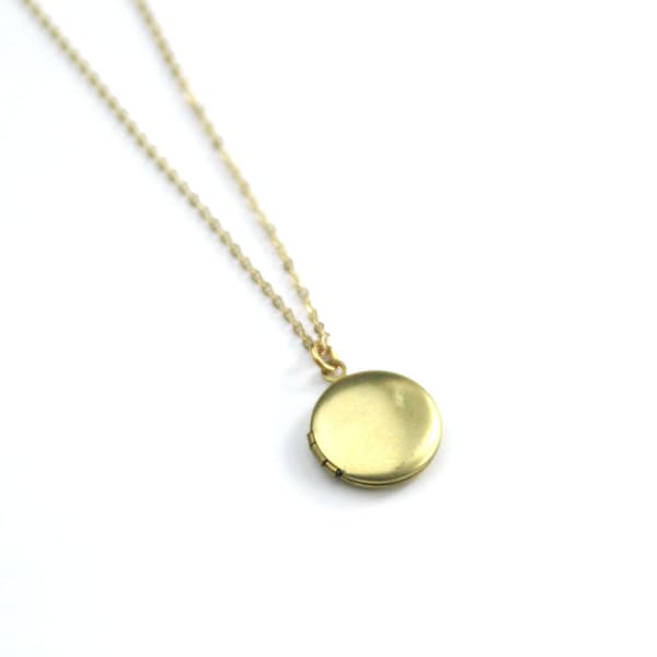 Simple Gold Locket - Etsy