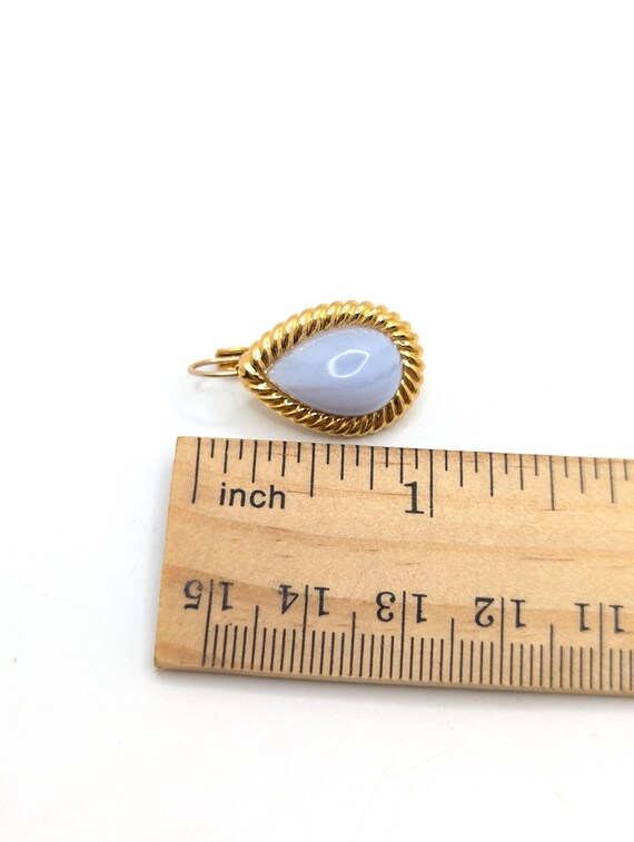 Rare Vintage KJL Interchangeable Gold Color Drop Dang… - Gem