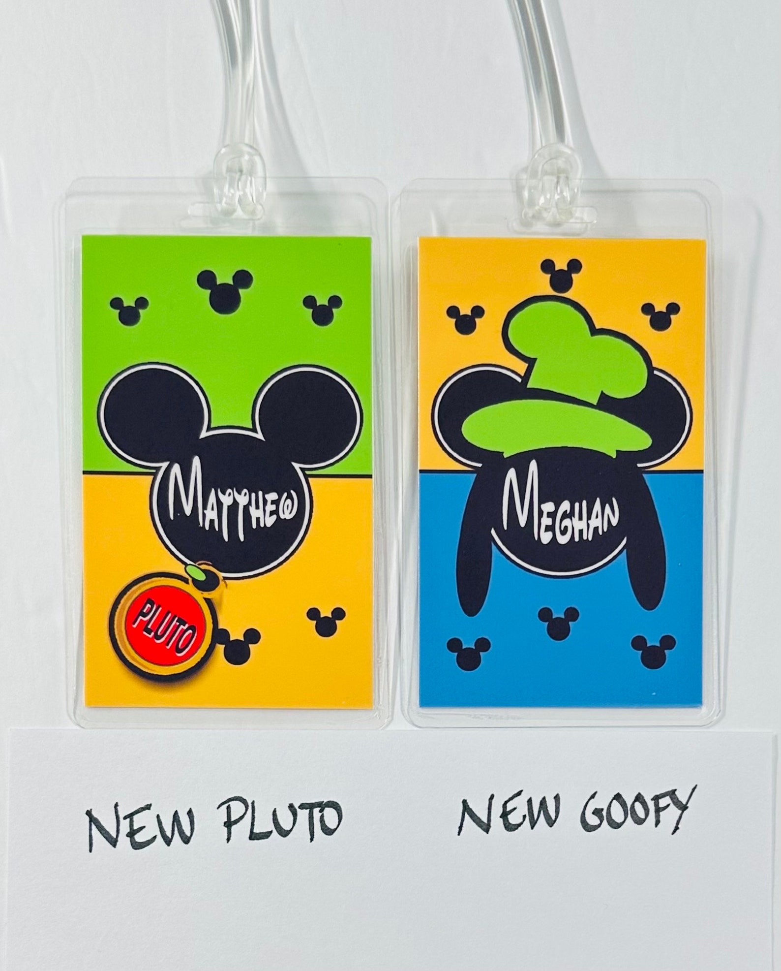 Disney Luggage Tag Great Fish Extender Gift Mickey Mouse Tags Back to ...