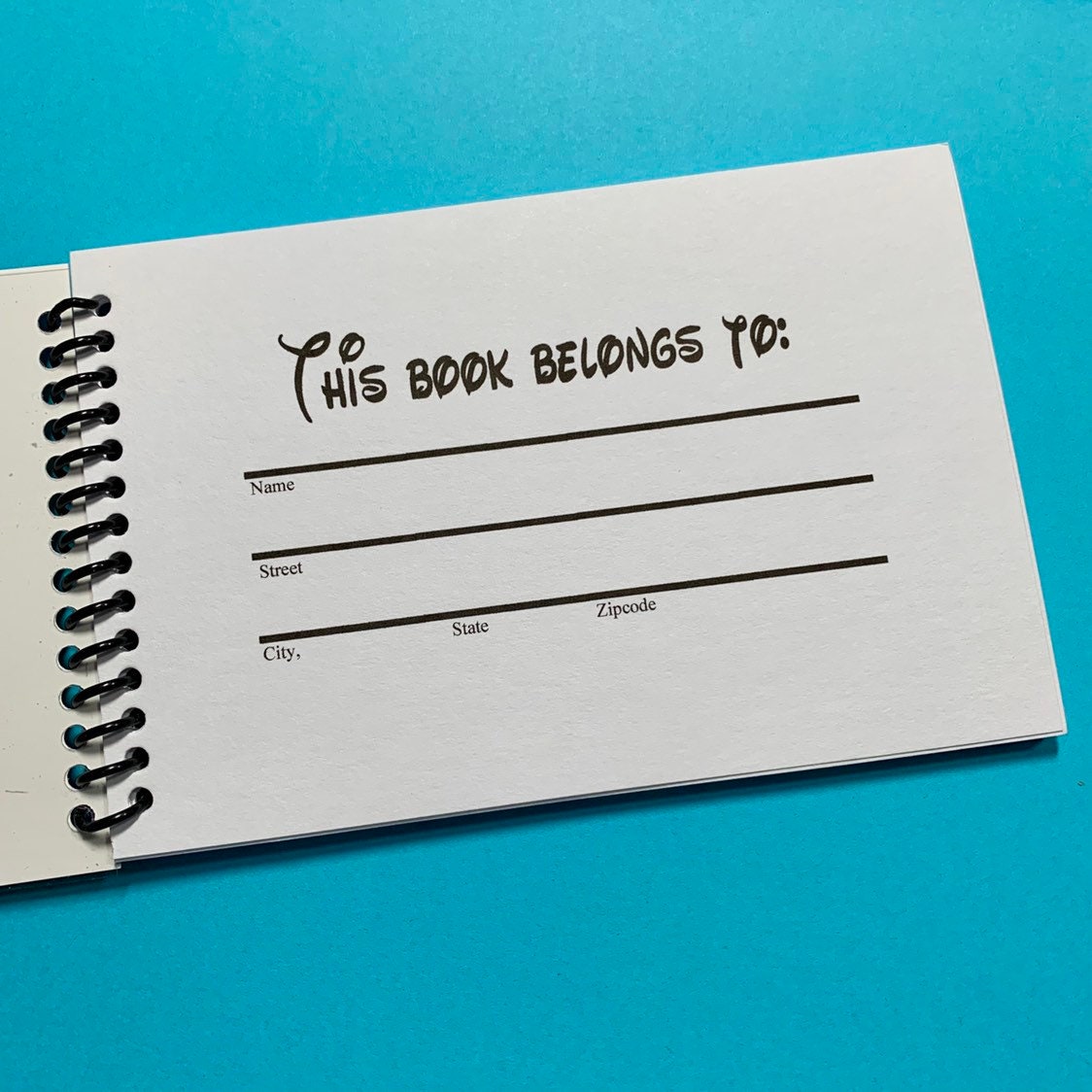 Disney Rainbow Unicorn Autograph Book Personalized Mickey | Etsy