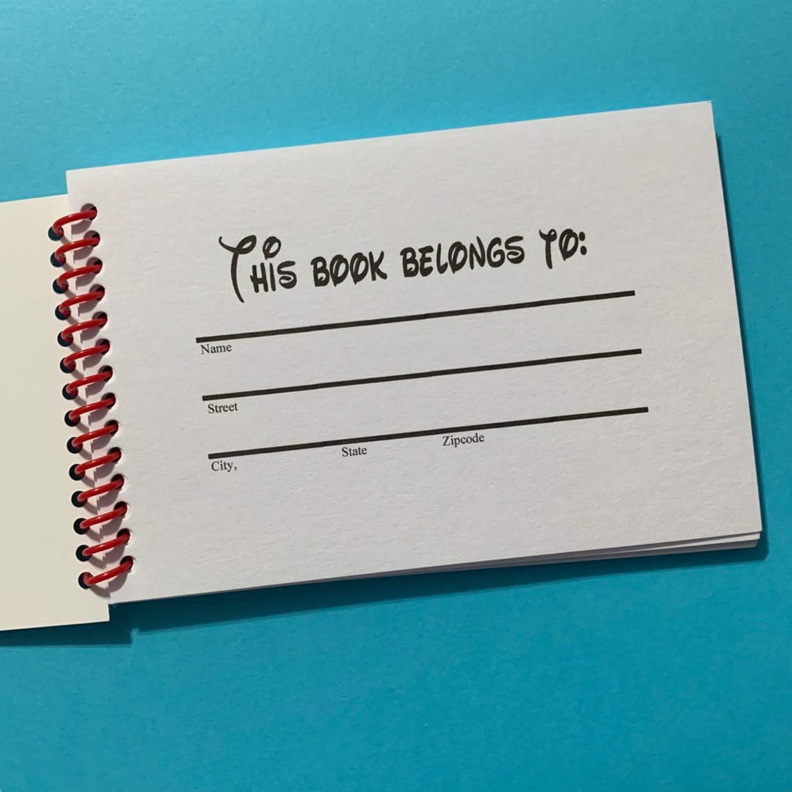 Personalized Disney Autograph Book Disneyland Paris | Etsy