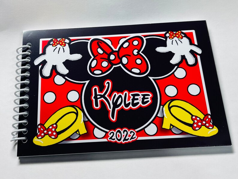 Personalized Disney Autograph Books Minnie Mouse Book - Etsy