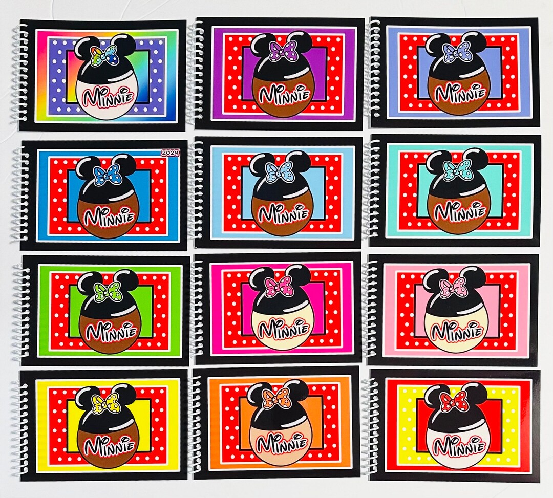 Disney Autograph Book - Minnie or Mickey Mouse Designs - Choice of Skin ...