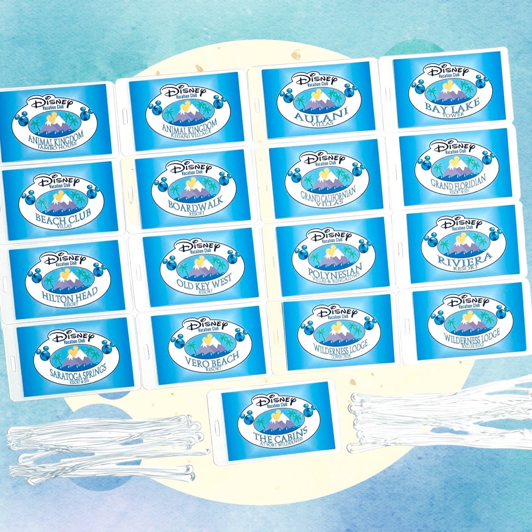 Disney Vacation Club Luggage Tag - DVC Luggage Tag - Riviera, Bay Lake ...