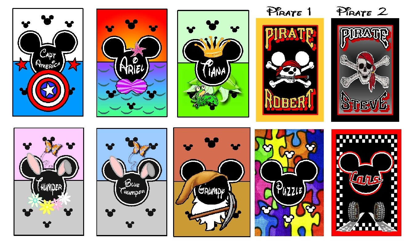 Disney Luggage Tag Great Fish Extender Gift Mickey Mouse - Etsy