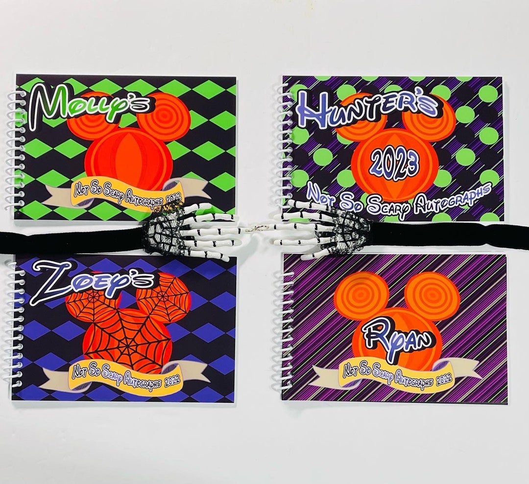 Disney Halloween Autograph Book - HALLOWEEN Pumpkin Autograph Album ...