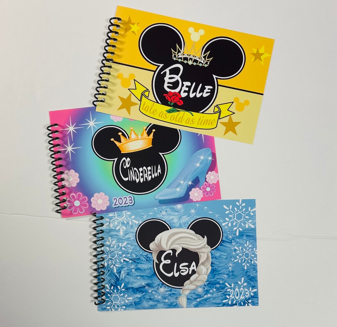 Disney Princess Autograph Book anna Ariel Aurora Belle - Etsy