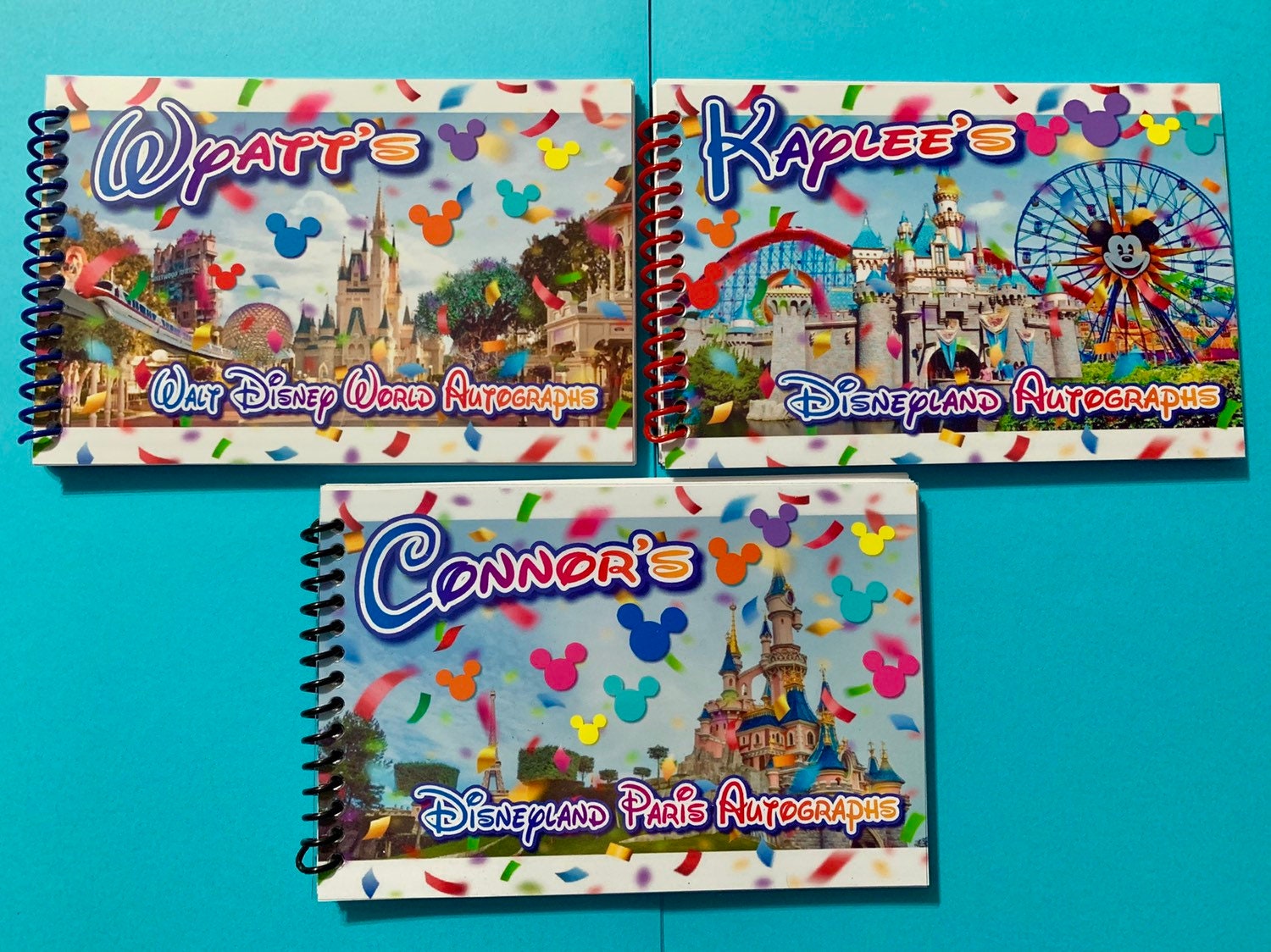 Personalized Disney Autograph Book Disneyland Paris | Etsy