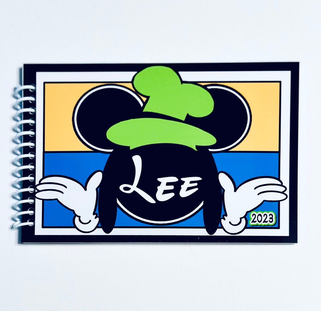 Personalized DISNEY Autograph Book GOOFY Mickey Mouse With FREE ...