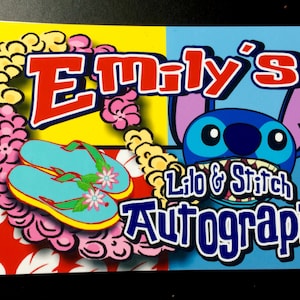 Disney Autograph Book - LILO and STITCH Inspired Personalized Autograph ...