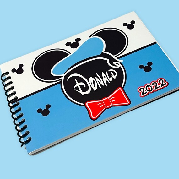 Personalized DISNEY DONALD DUCK Autograph Book Mickey Mouse - Etsy