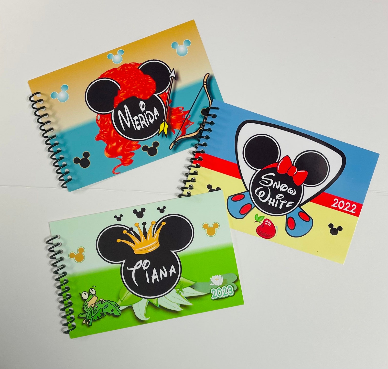 Disney Princess Autograph Book anna Ariel Aurora Belle - Etsy