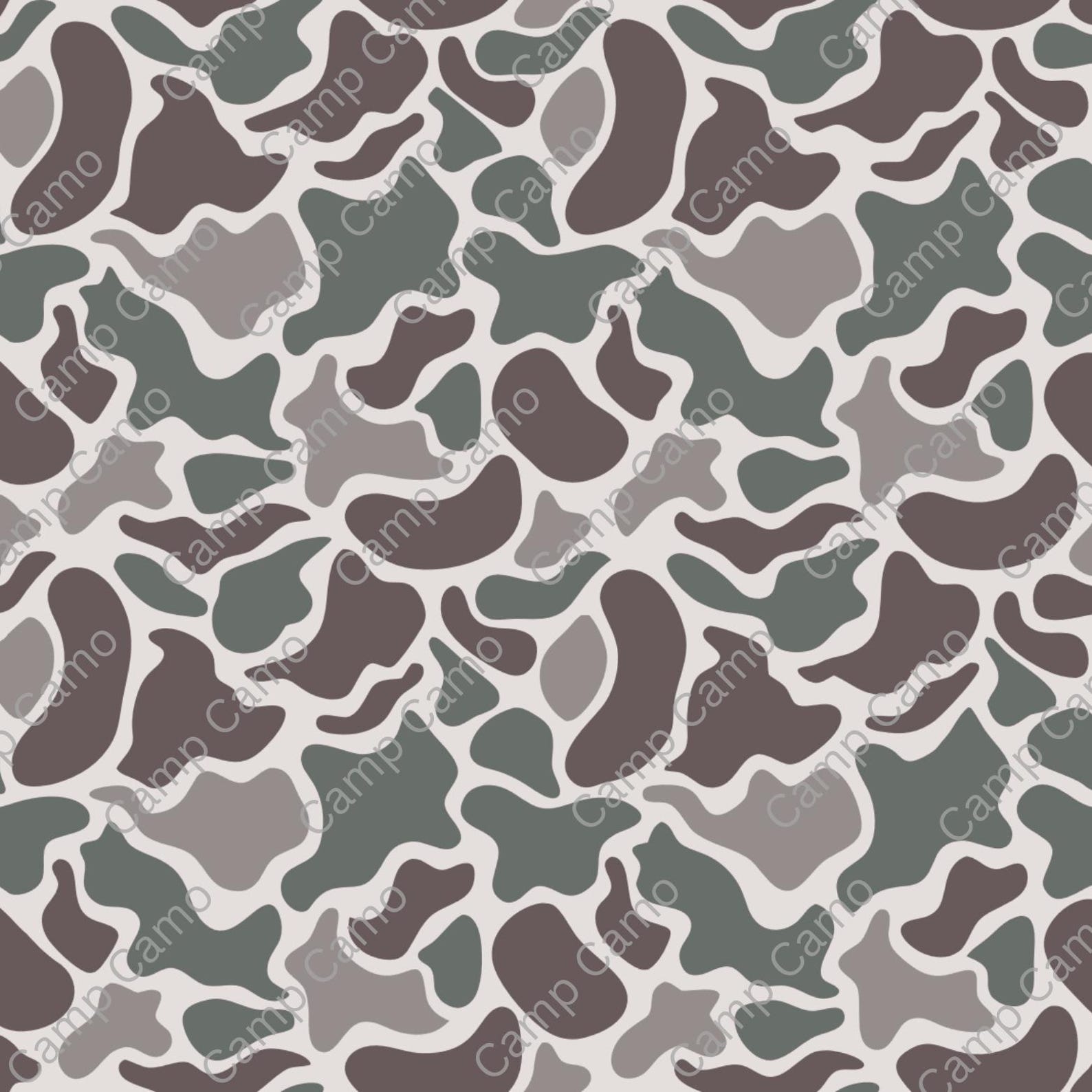 Marsh Old School Camo Seamless Pattern PNG, Duck Hunting Camouflage Design, Hunting Camo Graphic ...