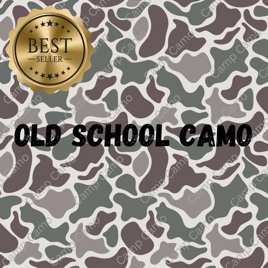 Marsh Old School Camo Seamless Pattern PNG, Duck Hunting Camouflage ...