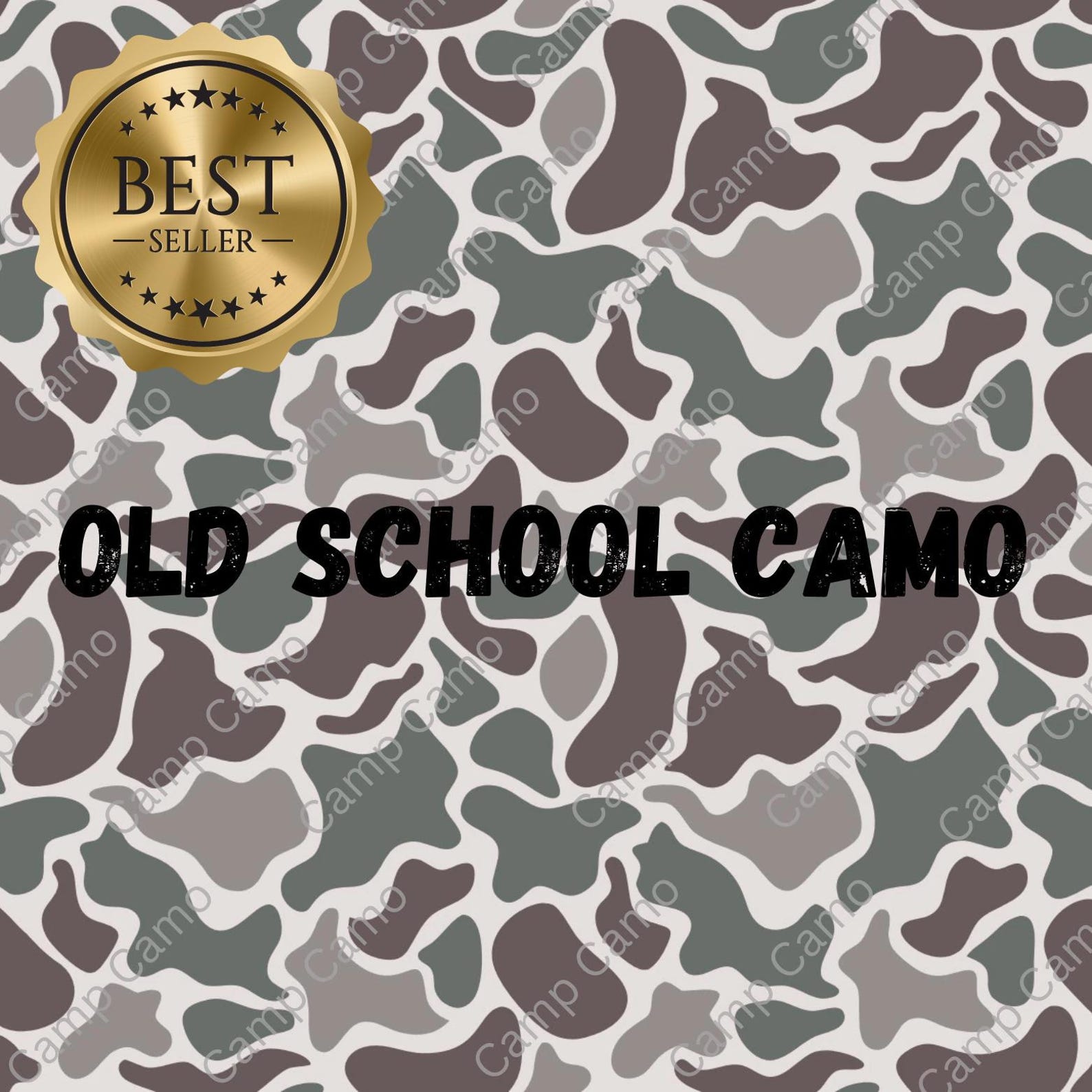 Marsh Old School Camo Seamless Pattern PNG, Duck Hunting Camouflage ...