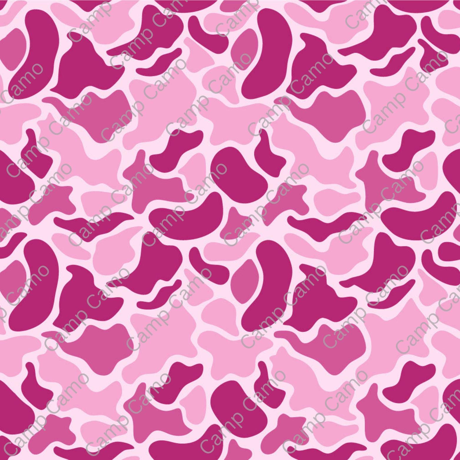 Pink Camo Seamless Pattern PNG, Duck Hunting Camouflage Design, Digital ...