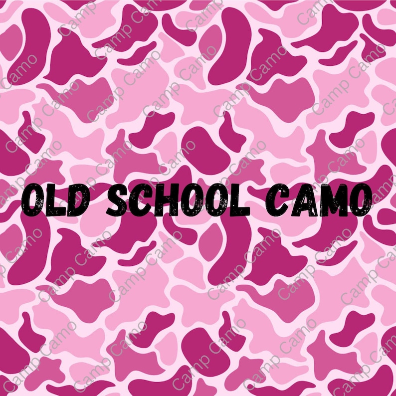 Pink Camo Seamless Pattern PNG, Duck Hunting Camouflage Design, Digital ...