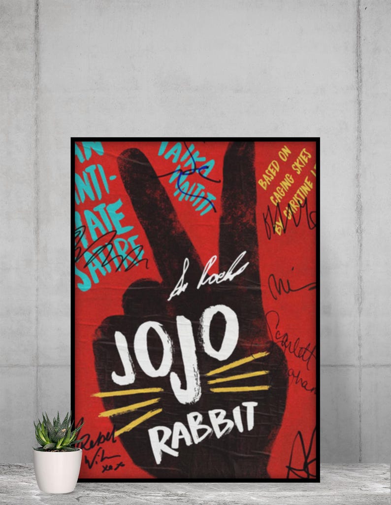 Jojo Rabbit Custom Unframed Poster - Limited Edition Art Print - Unique ...
