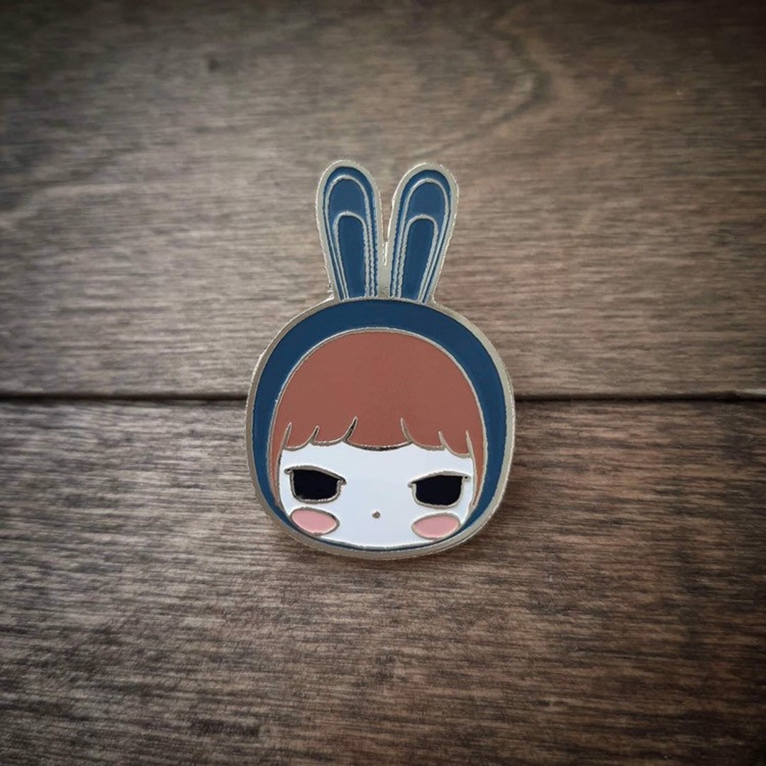 Bunny Enamel Pin - Etsy