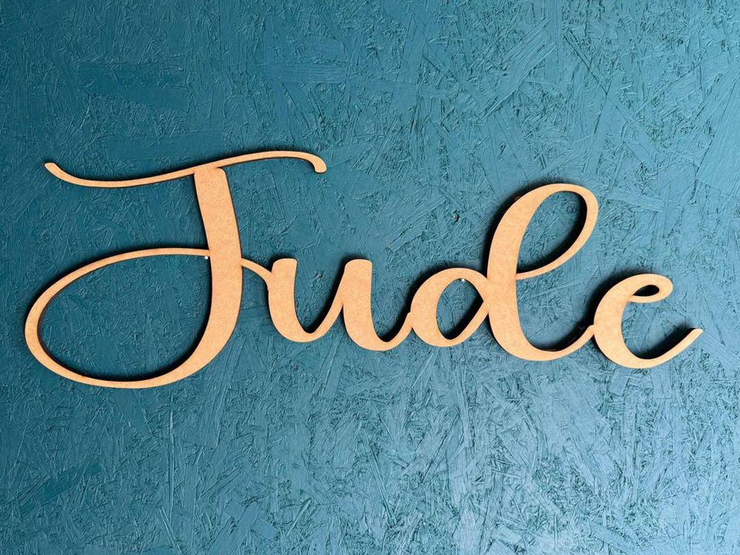 Laser Cut MDF Names - Etsy