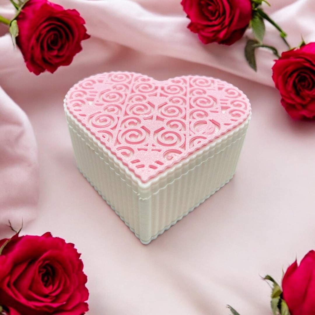 Handcrafted Heart-shaped Container | Unique Valentine's Day Gift Idea ...