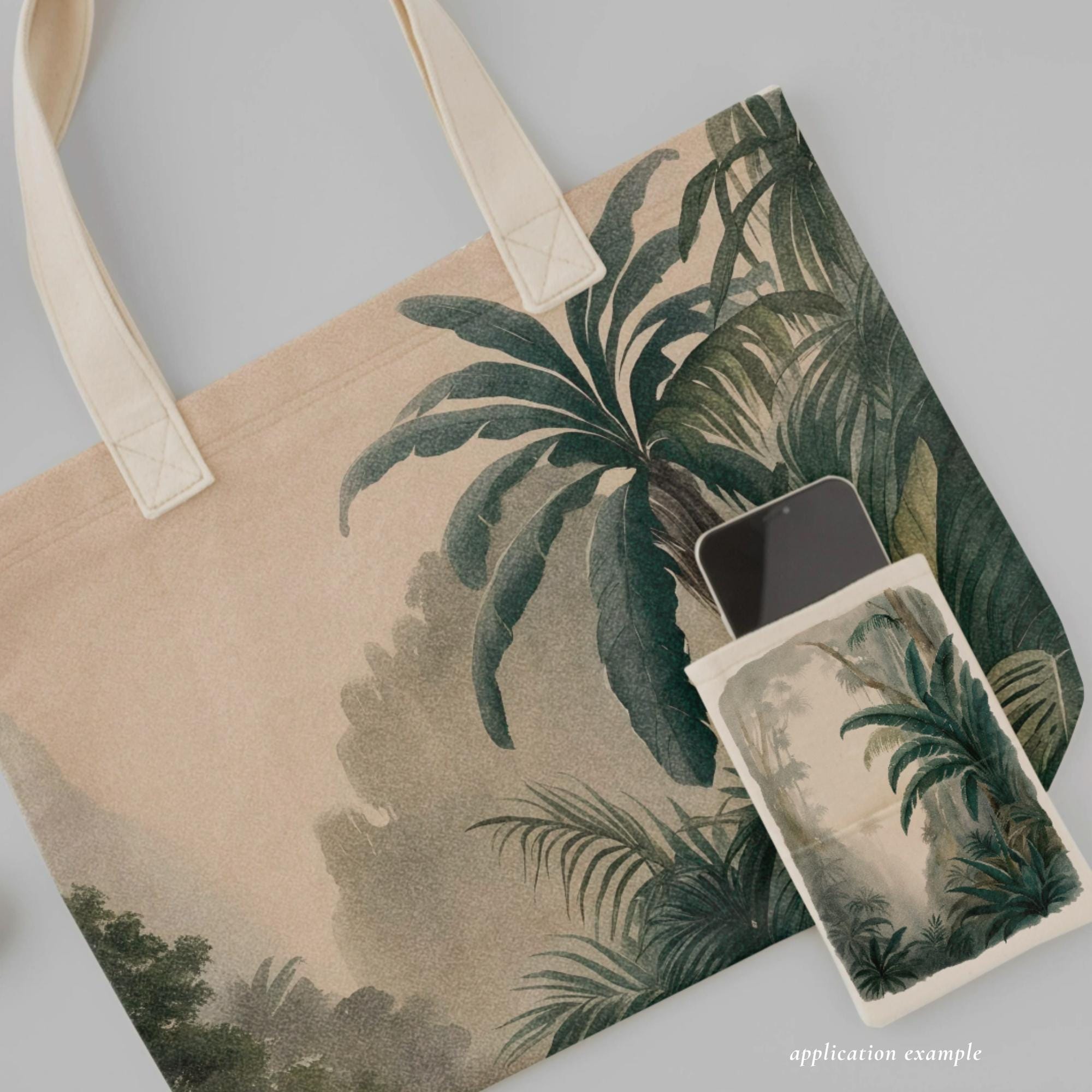 Tropical Rainforest Watercolor Landscapes: Misty Jungle Views (PNG) - Etsy