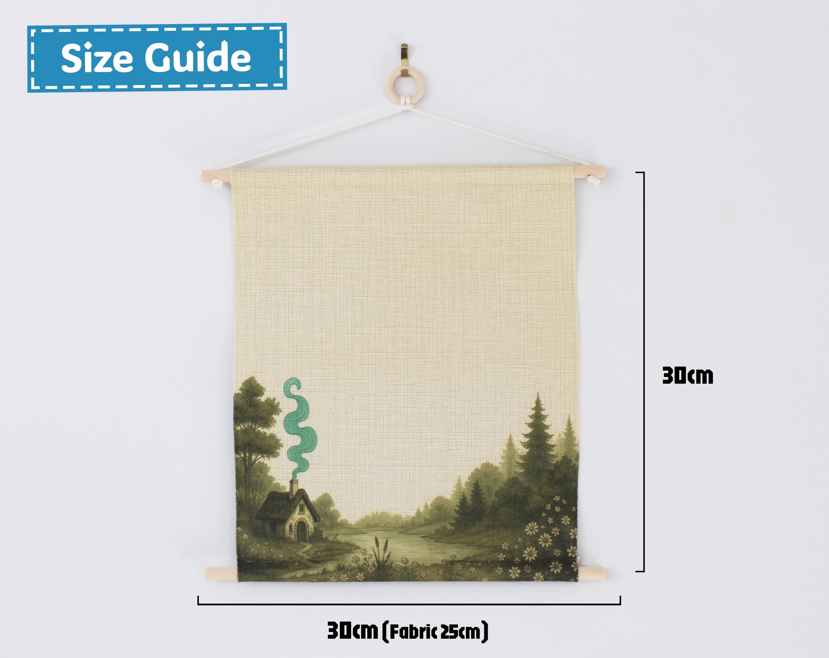 Forest Cottage Pin Banner - Cottagecore Pin Display | Fairy Tale Fabric ...