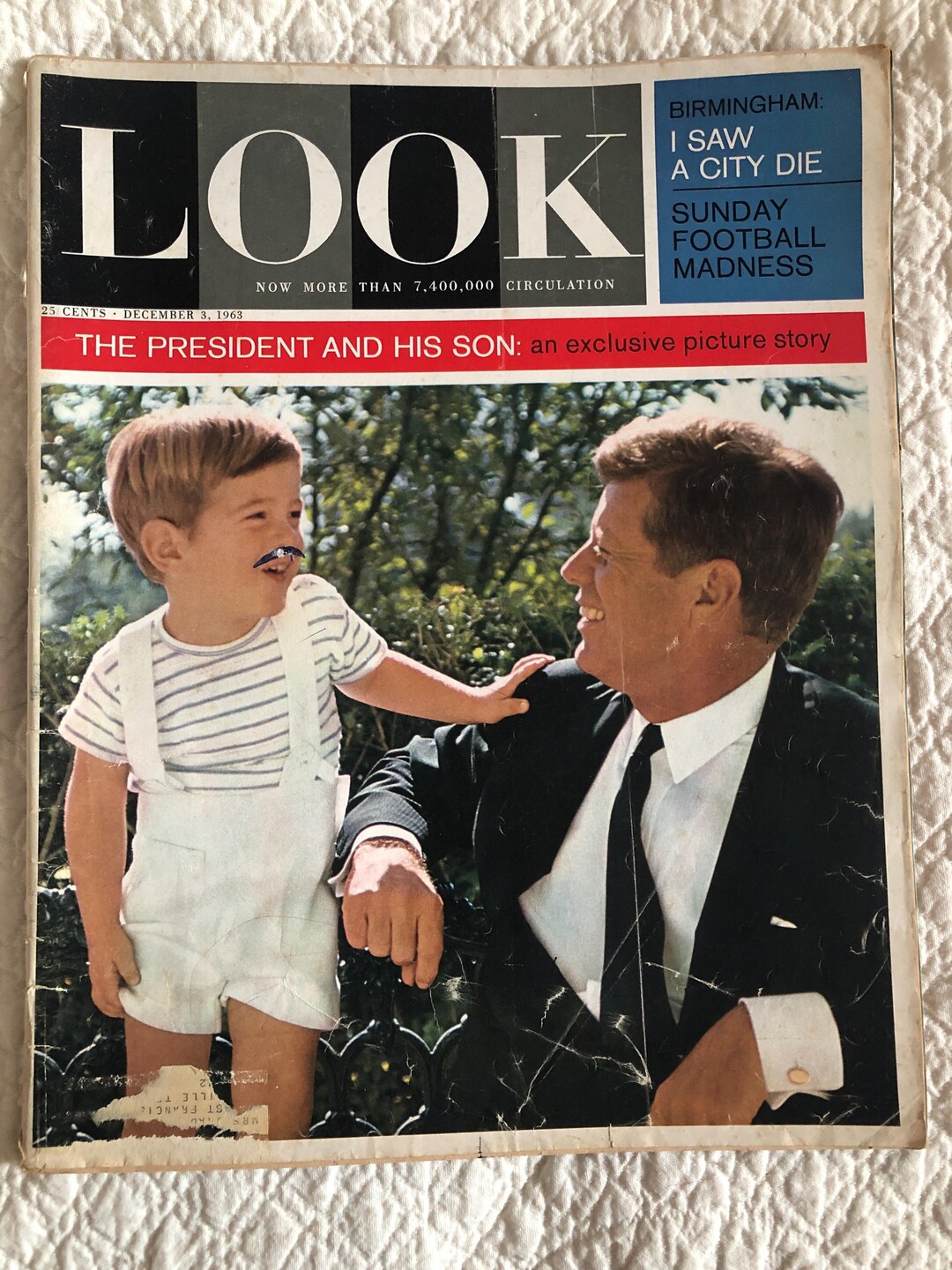 Rare Vintage Look Magazine - December 3, 1963 Issue - John F Kennedy ...