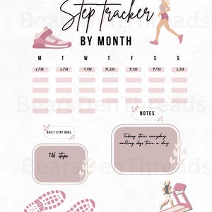 Weightloss Fitness Tracker Printables , Calorie Tracker , Calorie ...