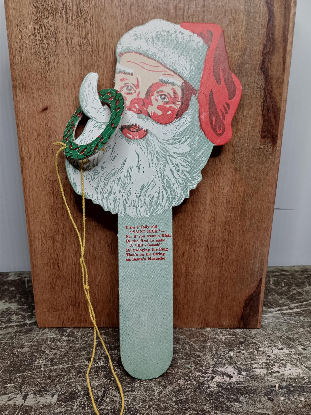 Vtg Santa Ring Toss Game - Etsy