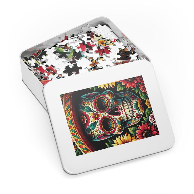 Sugar Skull Puzzle - Etsy