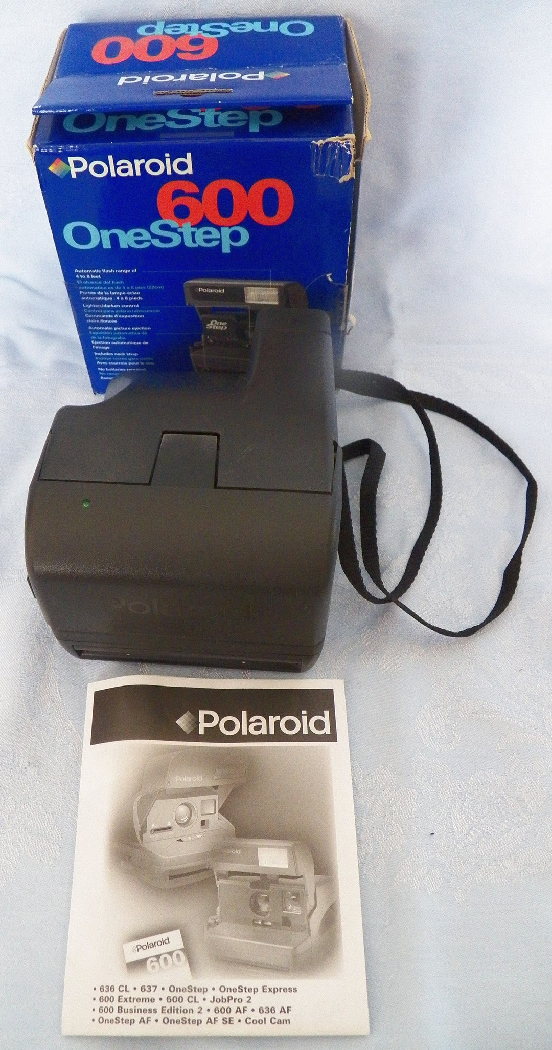 Vintage Polaroid 600 One Step Camera Original Box Instructions - Etsy