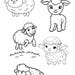 Farm Animals Coloring Page - Etsy