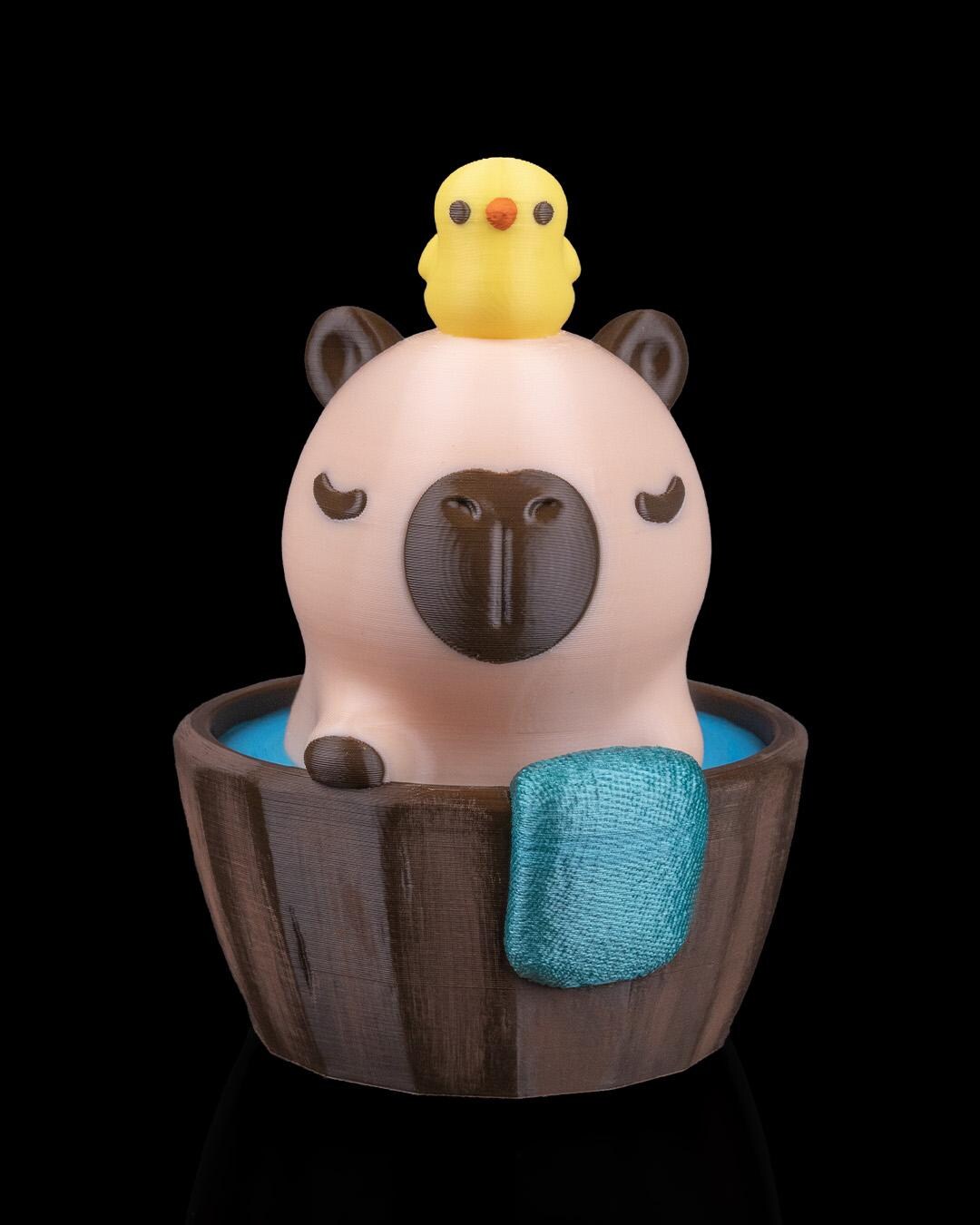 Capy Mood: 3D Printed Capybara - Etsy