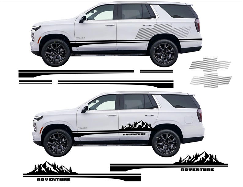 Paquete de calcomanías y gráficos SVG para SUV crossover Chevrolet ...