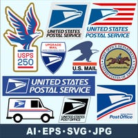 Postal Worker SVG Bundle, 14 Mail Carrier Svg Postal Worker Svg ...