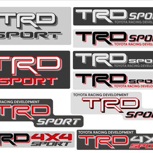 Toyota Tacoma Truck Pickup off Road Sport Stripes Decals SVG Bundle ...