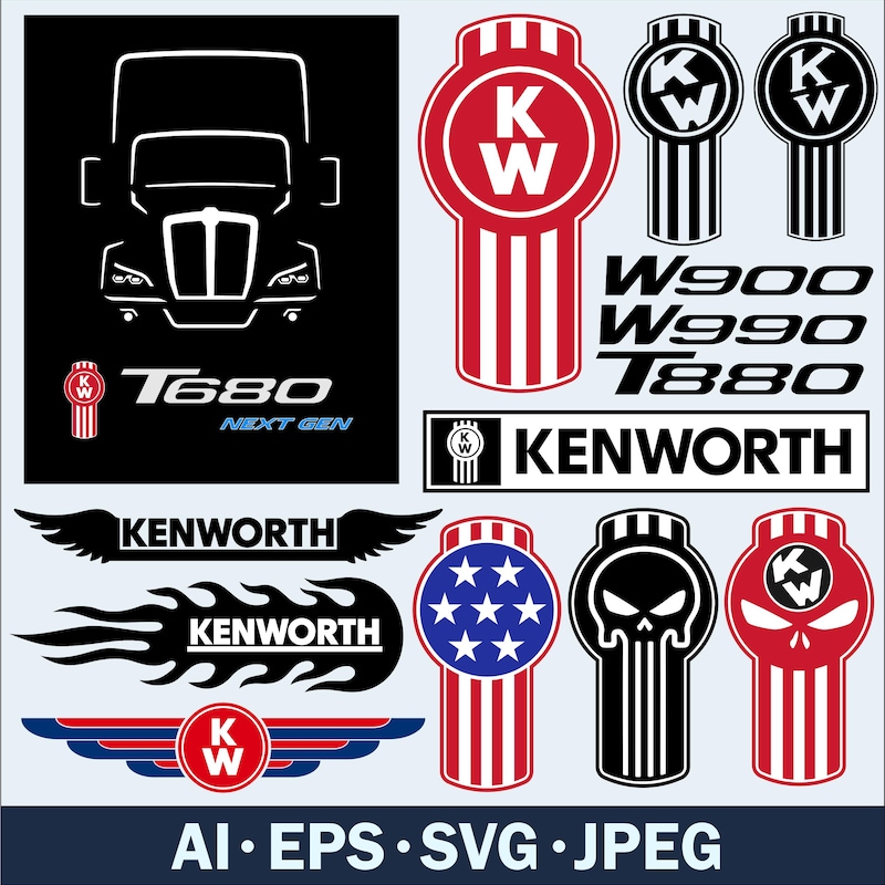 Kenworth Logo - Etsy