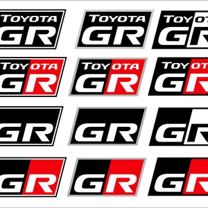 Toyota Gazoo Racing Tgr Supra Side Door Sport Stripes Decal SVG Bundle ...