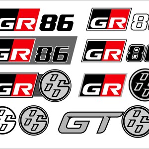 Toyota Gazoo Racing Tgr Supra Side Door Sport Stripes Decal SVG Bundle ...