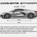 Chevrolet Corvette Stingray C8 Side Body, Door Sport Racing Stripe ...
