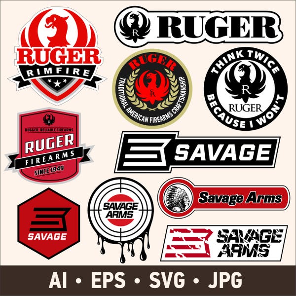 Firearms Stickers - Etsy