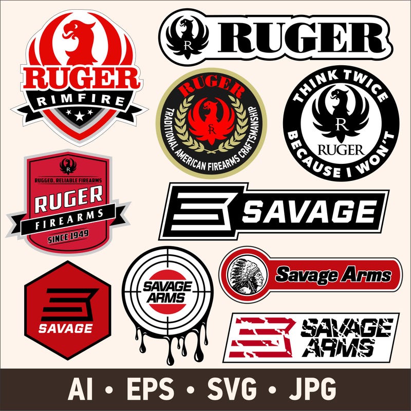 Firearms Stickers - Etsy
