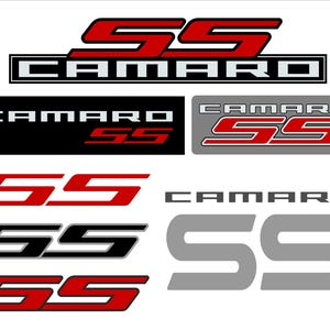 Chevrolet Camaro Grill, Fender, Door Badges SVG Bundle. Panther ...