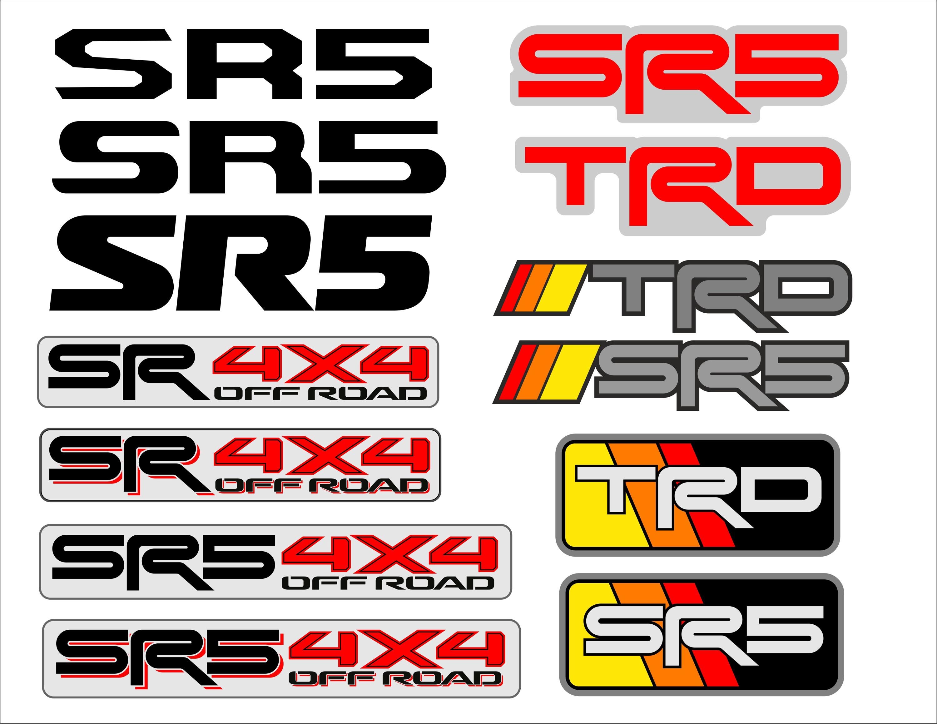 Toyota 4runner Crossover Side Door Stripe Decals SVG Bundle. off Road ...
