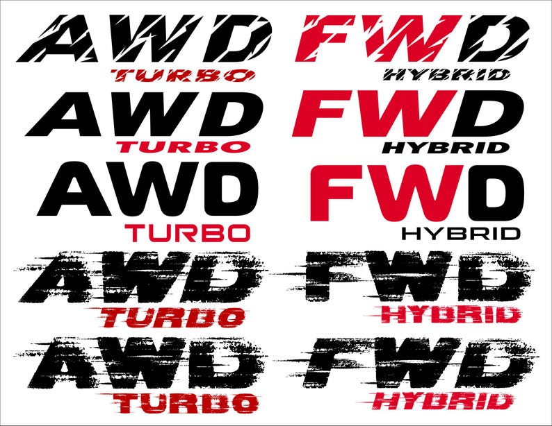 Ford Truck off Road Stx, Xlt, Sport, Awd, Fwd Bedside Badges Stickers ...