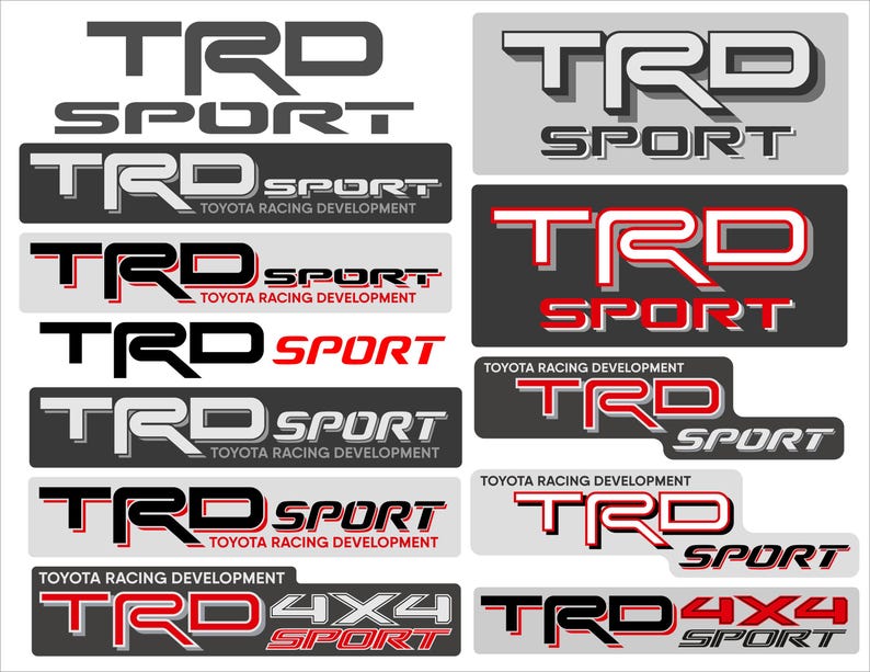 Toyota 4runner Crossover Side Door Stripe Decals SVG Bundle. off Road ...