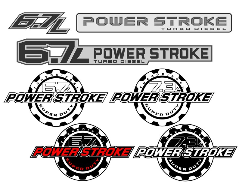 Ford Truck Super Duty Side Stripes Decal SVG Bundle. Pick up Power ...